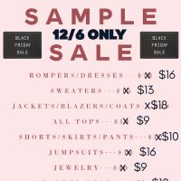 All Los Angeles Sample Sales