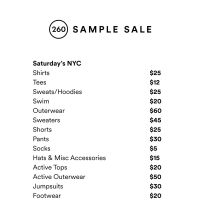 All Los Angeles Sample Sales