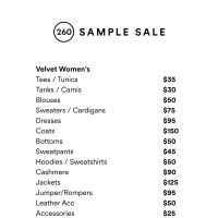 All Los Angeles Sample Sales